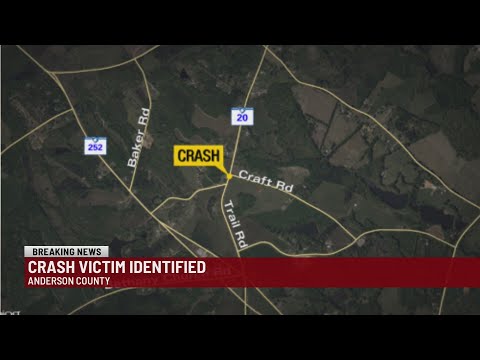 Coroner identifies victim in fatal Anderson County crash