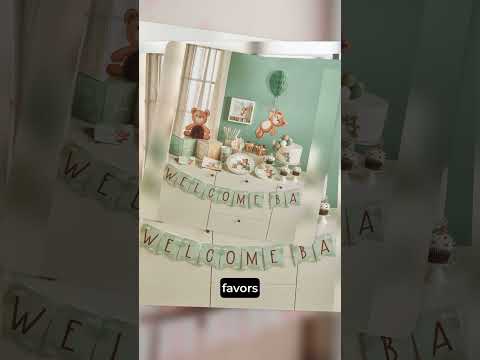 Baby Shower Party Supplies 5