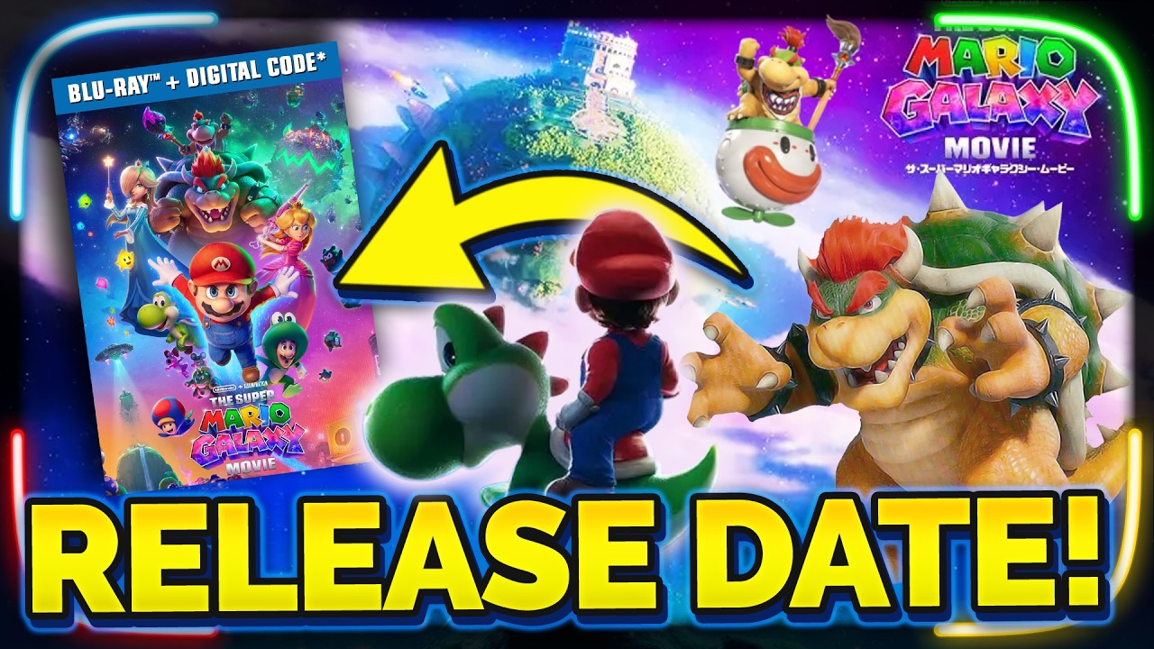 Mario Galaxy Movie Digital & Physical Releases Dates Confirmed!