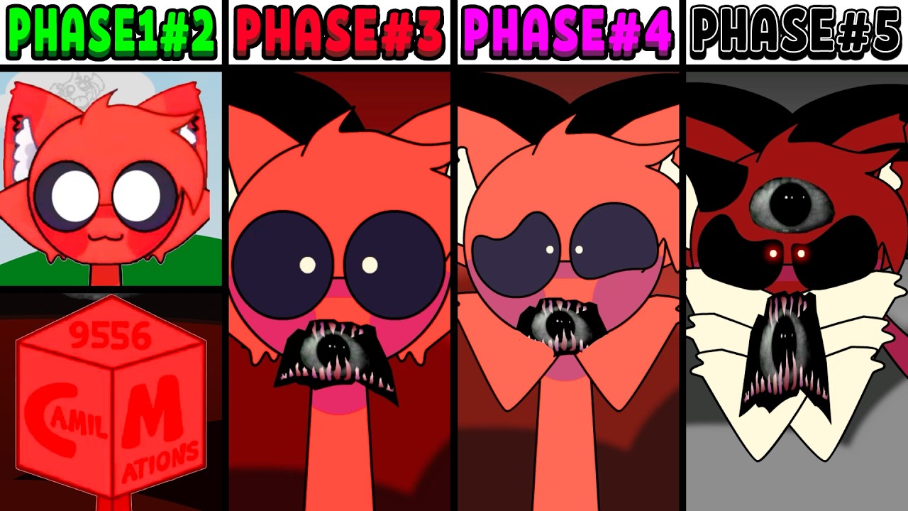All Phases in New Incredibox Sprunki Oc of Camilmations: From Phase 1 to Phase 5
