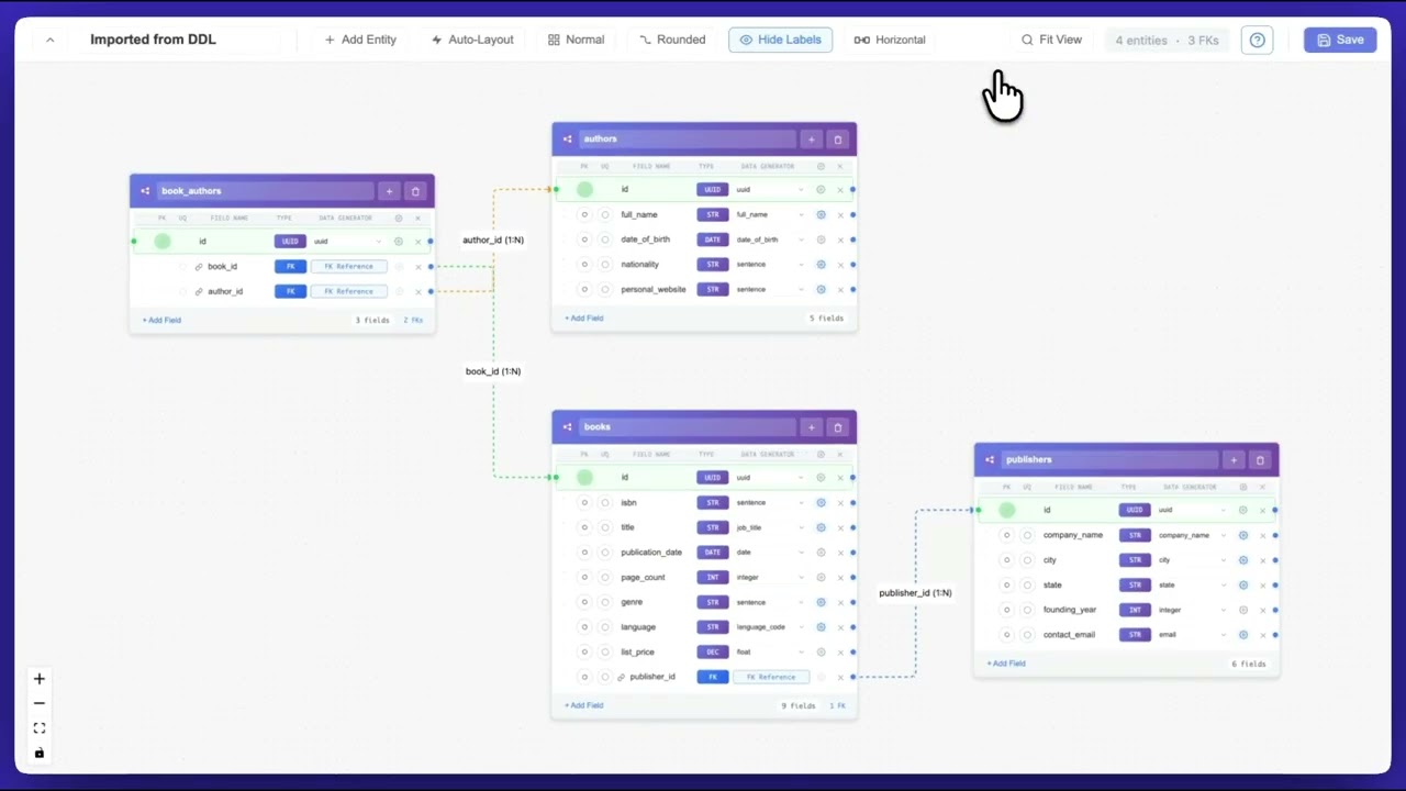 SynthForge IO - Any source in, any database out