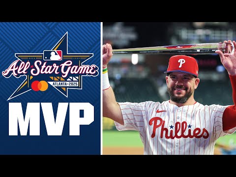 Kyle Schwarber went 3-for-3 during the swing-off and won 2025 All-Star Game MVP honors!