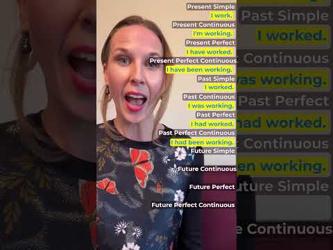 Master All English Tenses In Just 60 Seconds! #english #grammar Lesson To Learn All Verb #tenses
