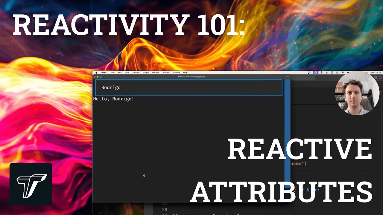 What's a reactive attribute – Textual reactivity 101