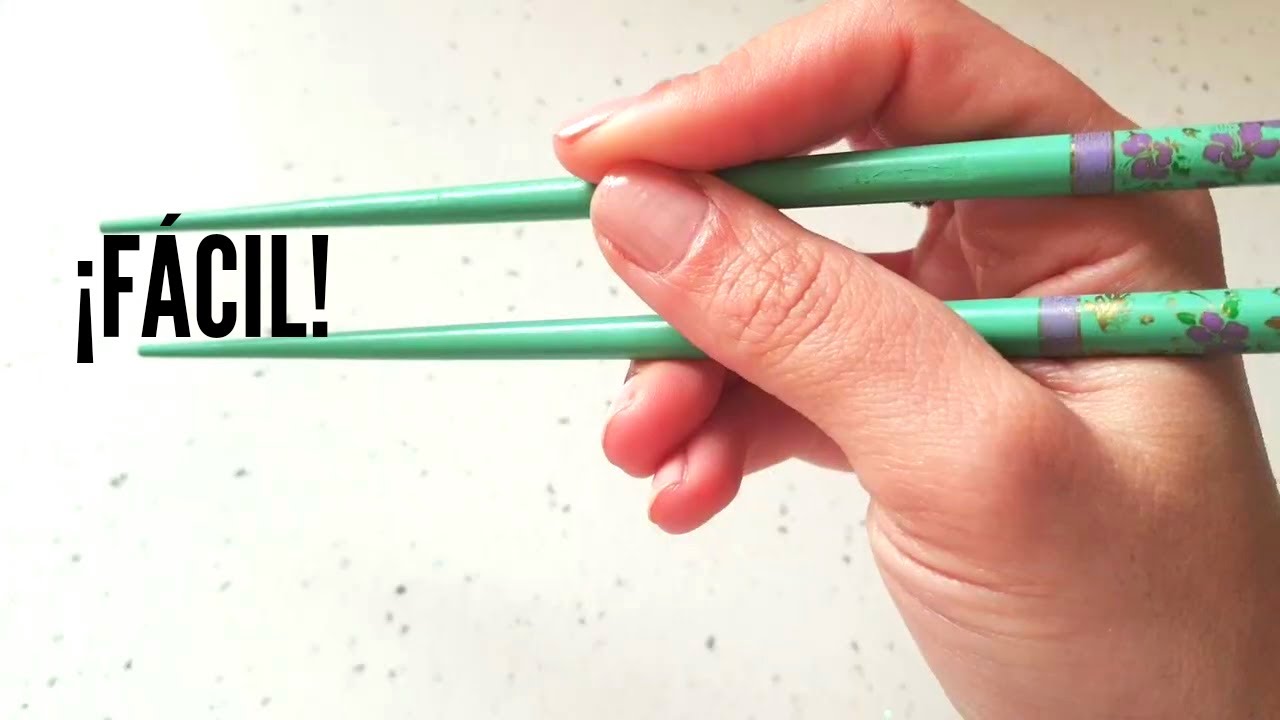 Cómo usar palillos o palitos chinos