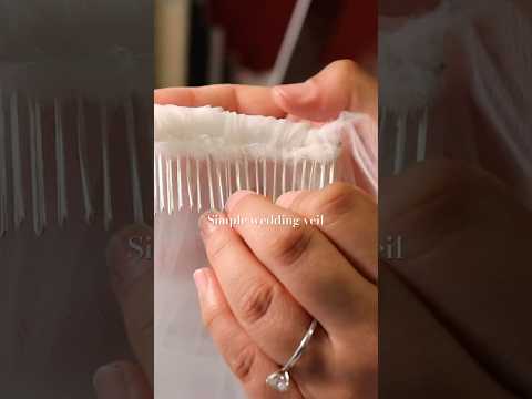 Simple wedding veil #weddingveil #bride #bridetobe #veil #diybride