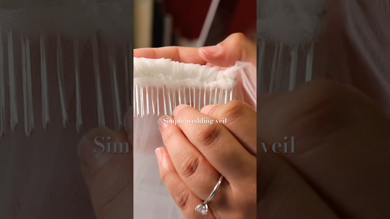 Simple wedding veil #weddingveil #bride #bridetobe #veil #diybride