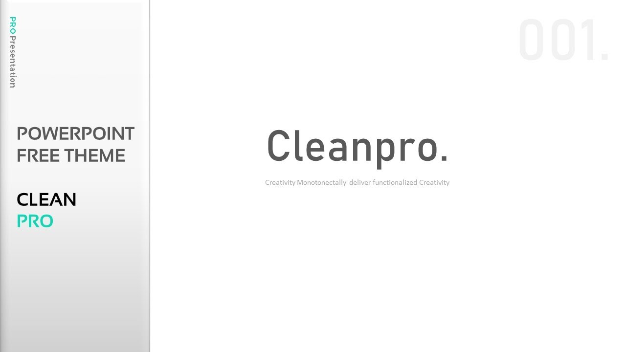 Clean Pro PowerPoint Presentation Template | Best Free PowerPoint Templates Channel