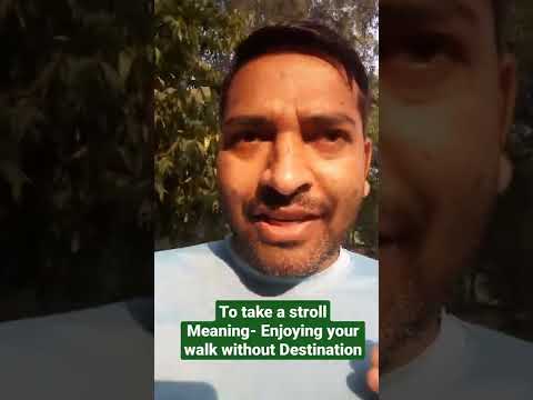 Take a Stroll Phrase Meaning | Morning Vocabulary | EnglishTak | Ranjan Sir Vocabulary |