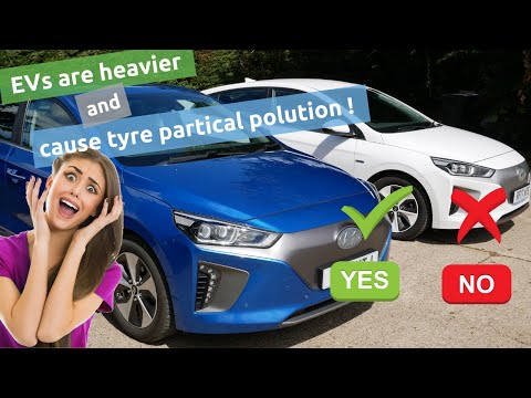 Are EVs really heavier than ICE vehicles? Do they cause more tyre particulate matter?