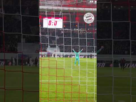Yann Sommer celebrating Bayern's goal against RB Leipzig at Red Bull Arena