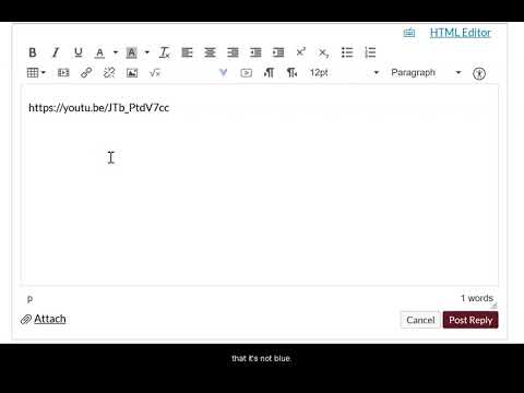 Adding links and videos in Canvas
