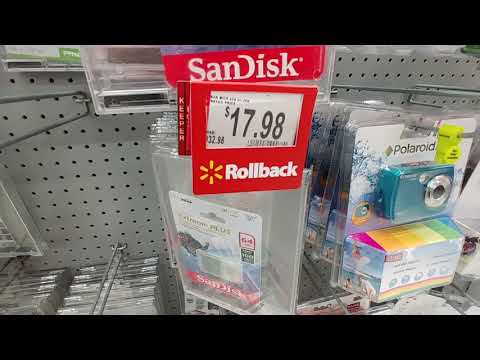 SD Cards On Sale At Walmart - May 2019