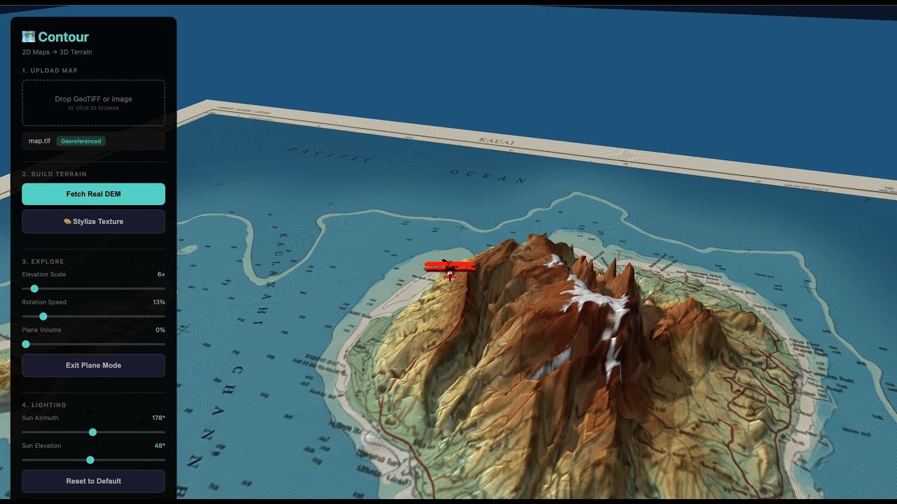 I Built a 3D Map Explorer from 2D Topo Maps - Gemini Hackathon Demo