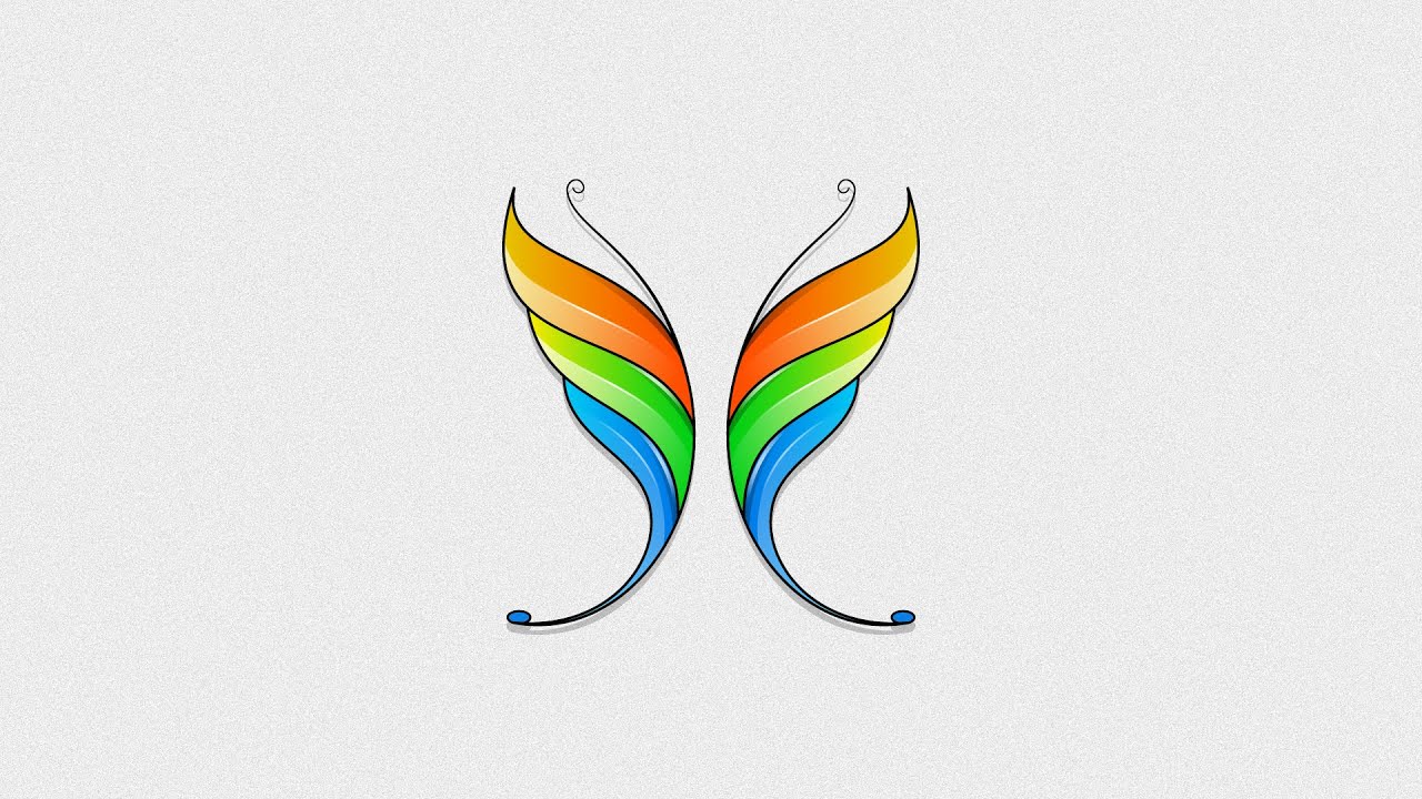 Illustrator Tutorial - Butterfly Vector Illustration