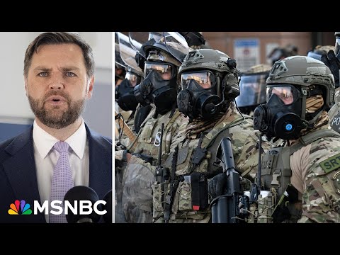 Vance gets the cause of fear in L.A. totally backward in trying to justify military presence