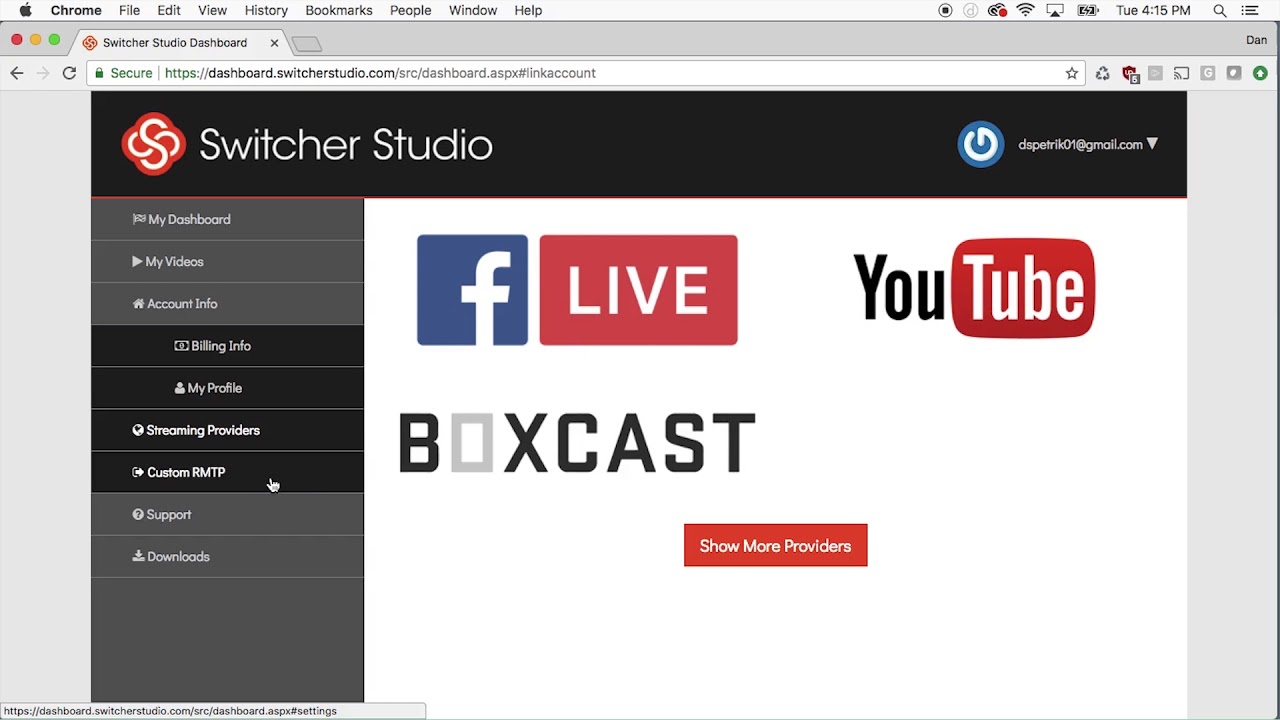 Quick Tutorial | Using the Switcher Studio Dashboard