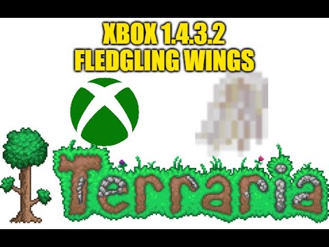Terraria XBox 1.4.3.2 Fledgling Wings Seed!! How-To Find The Fledgling Wings!
