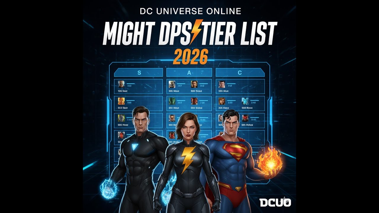 DCUO Might Dps Tier List 2026