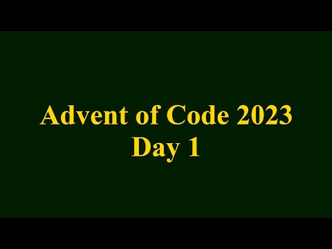 Advent of Code 2023 – Day 1 – Python