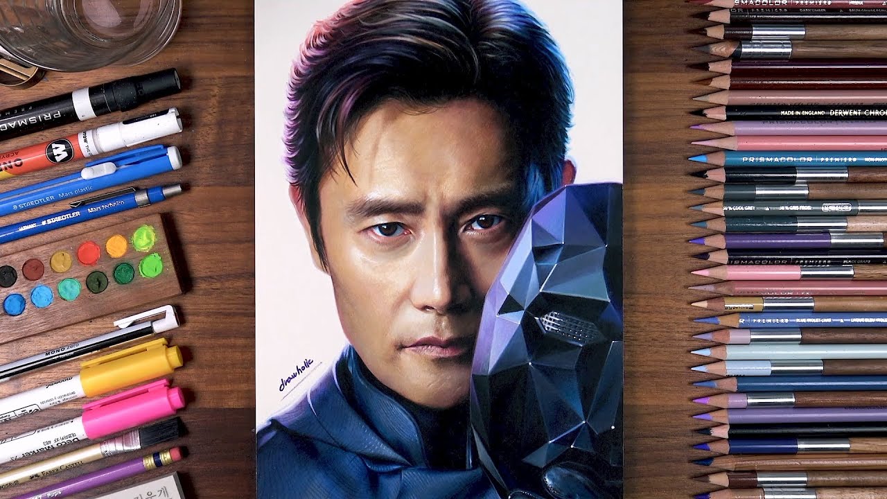 Drawing Squid Game: Front Man | drawholic
