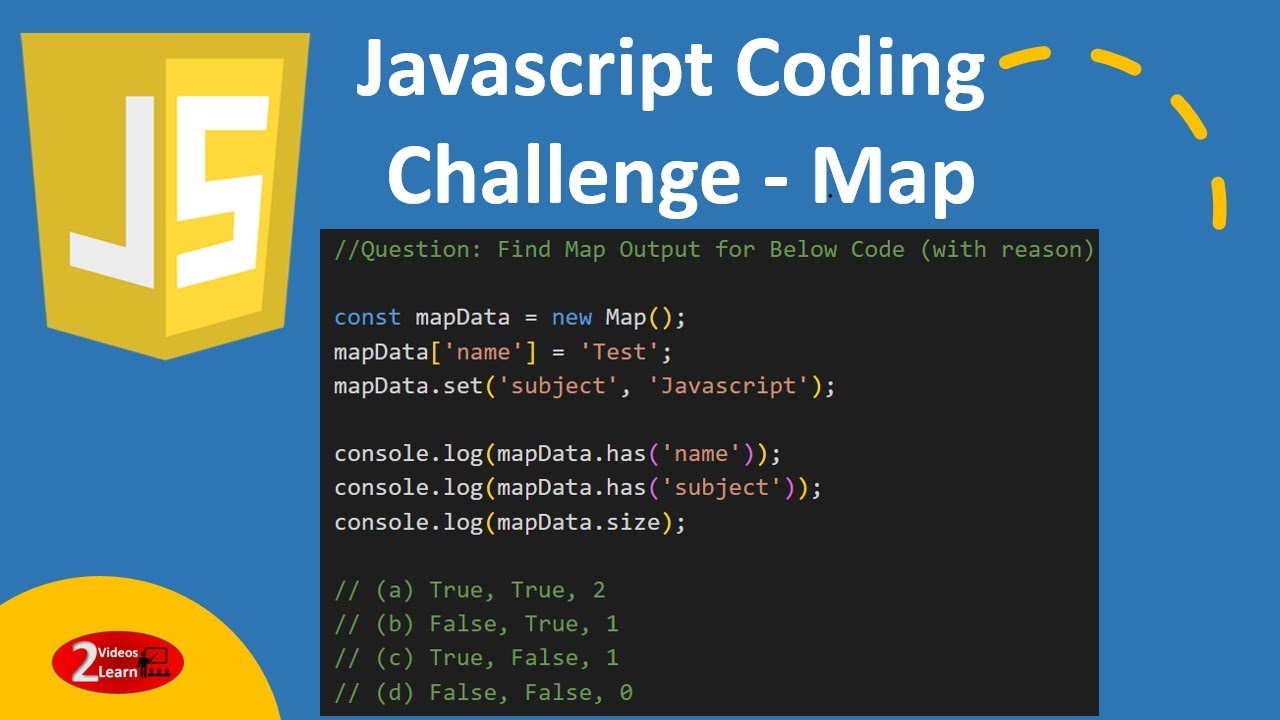 Javascript Coding Challenge : Find Map Code Output - Episode 21