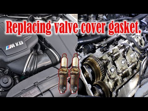 How to replace the valve cover gasket on the BMW E90 M3 Part 2
