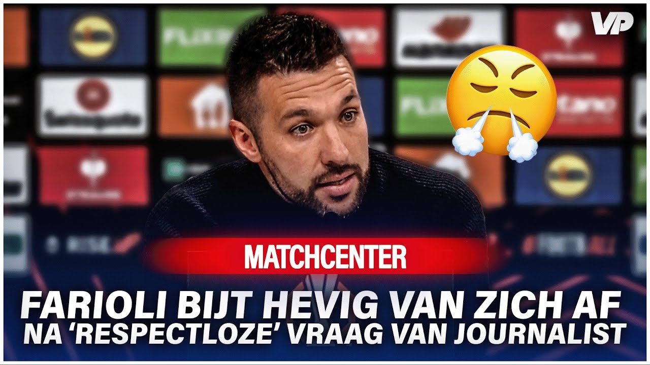 Farioli bijt hevig van zich af: 'Wacht, wacht, laat mij praten'