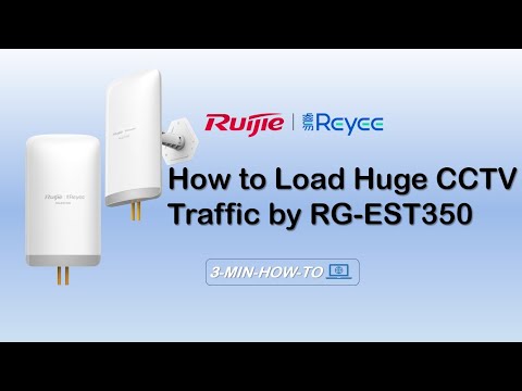 Ruijie Reyee RG-EST350 V2 5GHz Mid-Range WiFi 5 Point-to-Point PtP Link Kit, Pre-Configured ...