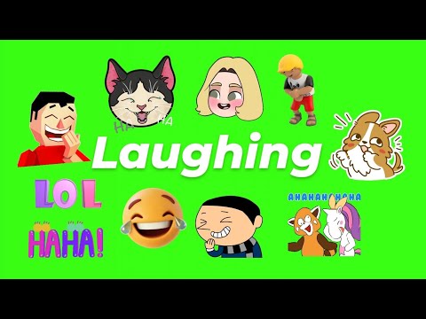 Animated Laughing GIF Green Screen Pack (Free Download)