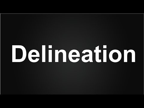 Delineation Meaning in Urdu, How to Say Delineation in English, Delineation Meaning in Hindi