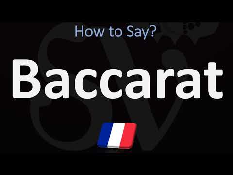 How to Pronounce Baccarat? (FRENCH)