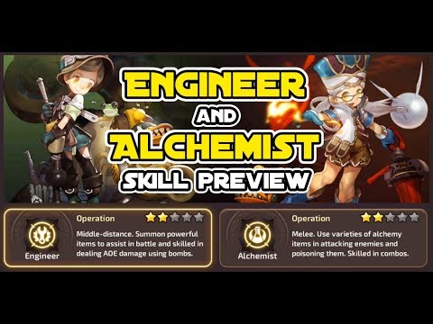 Engineer & Alchemist SKILL DEMO VIDEO - Dragon Nest M