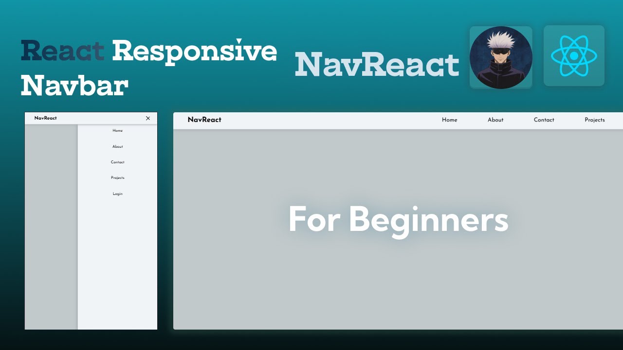 How to make a Responsive Navbar in React?