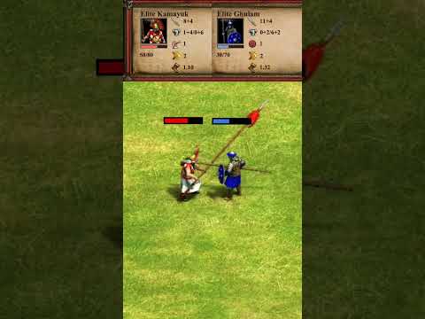 Elite Kamayuk vs Elite Ghulam (AoE2) #Shorts