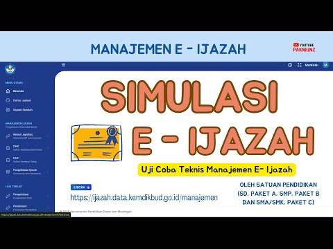 Lengkap ! Panduan Simulasi E-Ijazah Tahun 2025