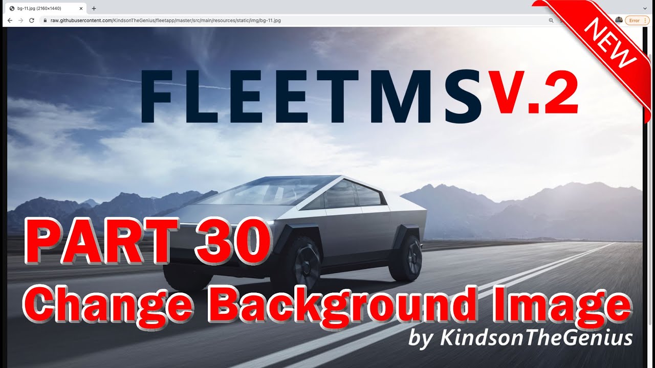Part 30 - Change the FleetMS Background Image and how to Fix Image not showing