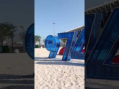 974 beach at QATAR FIFA world cup 2022 #fifa #worldcup2022