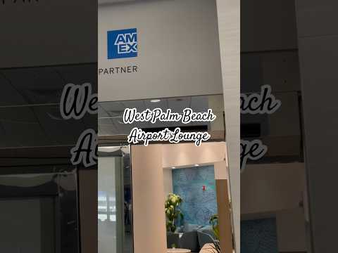 The Escape Lounge in West Palm Beach Airport . #airport #airportlounge #amexlounge