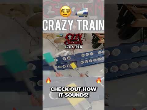 🎸🚂 Insane Slapaphone Shreds Ozzy Osbourne's 'Crazy Train'! 🎶😱 #shorts