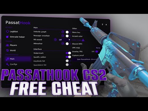 👑 PASSATHOOK Free CS2 Cheat 2025 – Undetected LegitBot