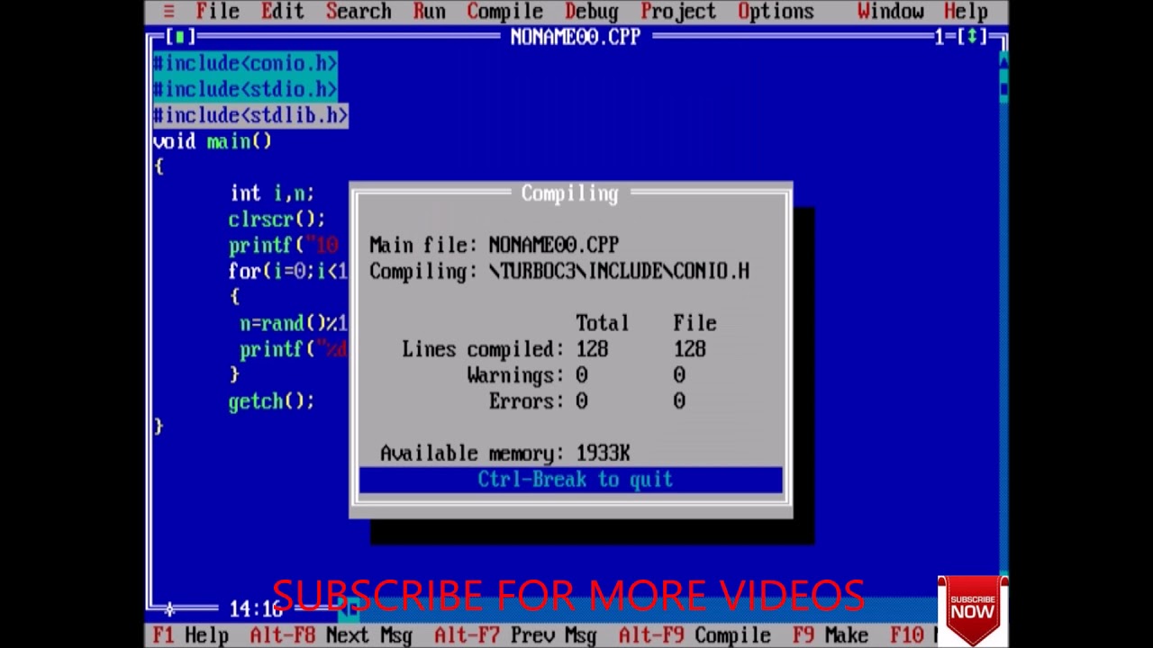 C PROGRAM TO PRINT RANDOM INTEGER AND STRING - 115