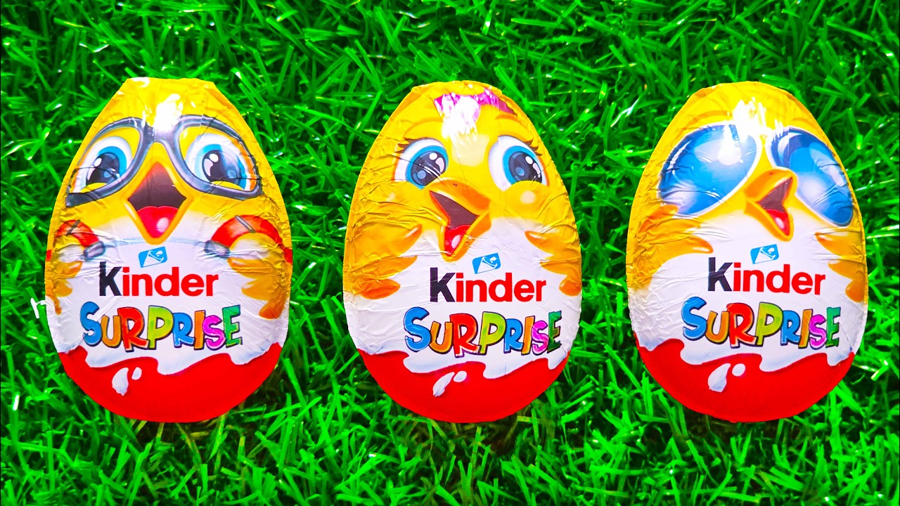 ASMR Chocolate Kinder Surprise Egg Unboxing | Satisfying Sounds Happy Easter Collection Toys