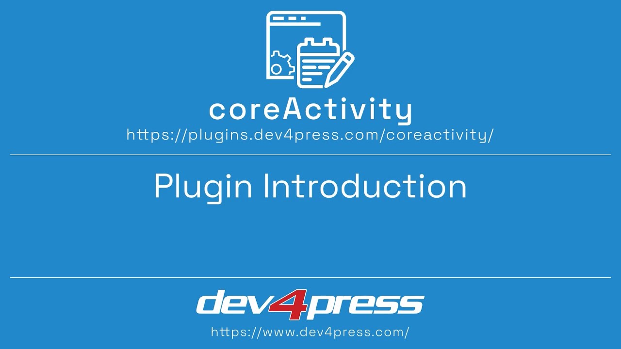 coreActivity: Activity Logging plugin for WordPress