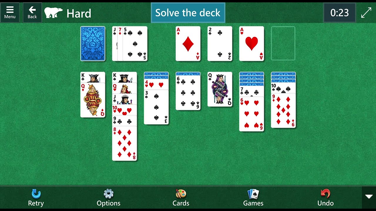 Microsoft Solitaire Collection: Klondike - Hard - December 27, 2022