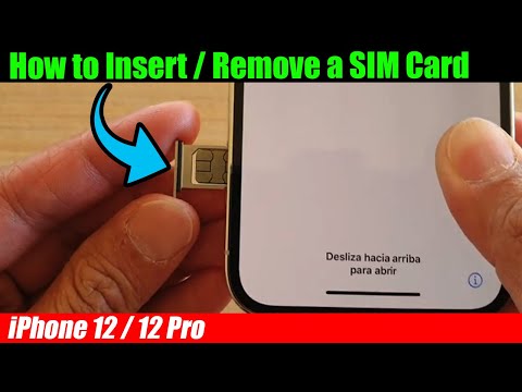 iPhone 12/12 Pro: How to Insert/Remove a SIM Card
