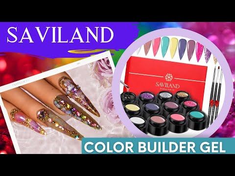 Saviland Color Builder Gel Kit | Affordable Nails at home |