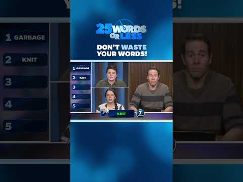 Bringing a whole new meaning to "trash talk!" 😏 #25wordsorless #gameshow