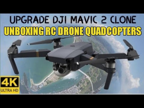 #DRONE #MAVIC2CLONE UNBOXING RC FOLDING DRONE MAVIC 2 CLONE QUADCOPTERS THE BEST WAY FOR VLOGGING