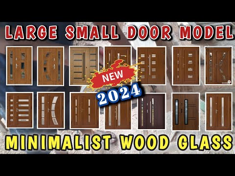 25 MODEL PINTU BESAR KECIL MINIMALIS KAYU KACA
